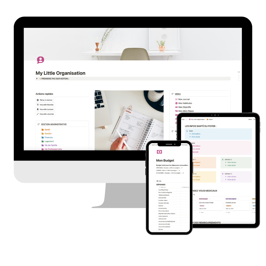 Templates Notion | Le Temps d'Une Organisation